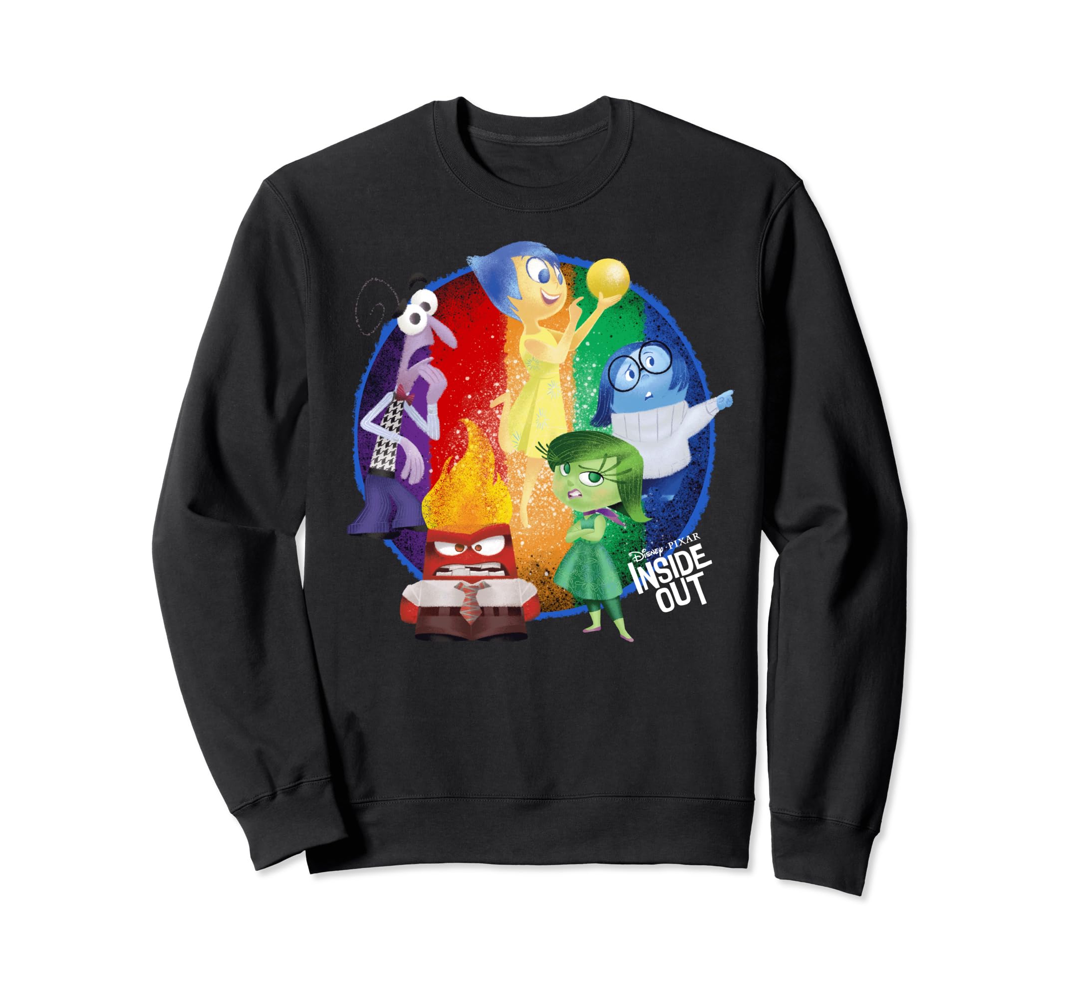 Disney Pixar Inside Out Riley's Emotions Group Shot Vintage Sweatshirt