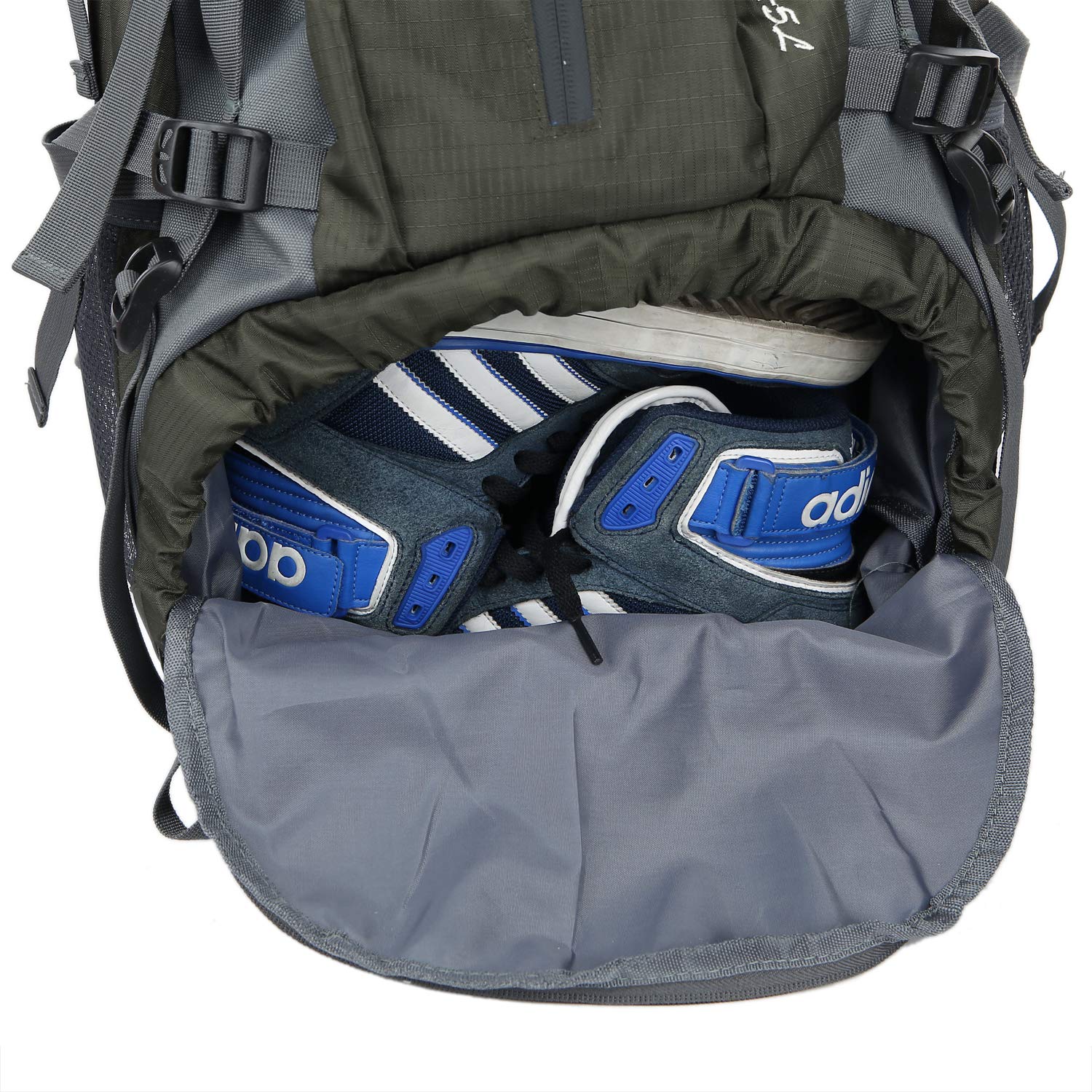 WoneNice 50L(45+5) Waterproof Hiking Backpack - Outdoor Sport Daypack with Rain Cover