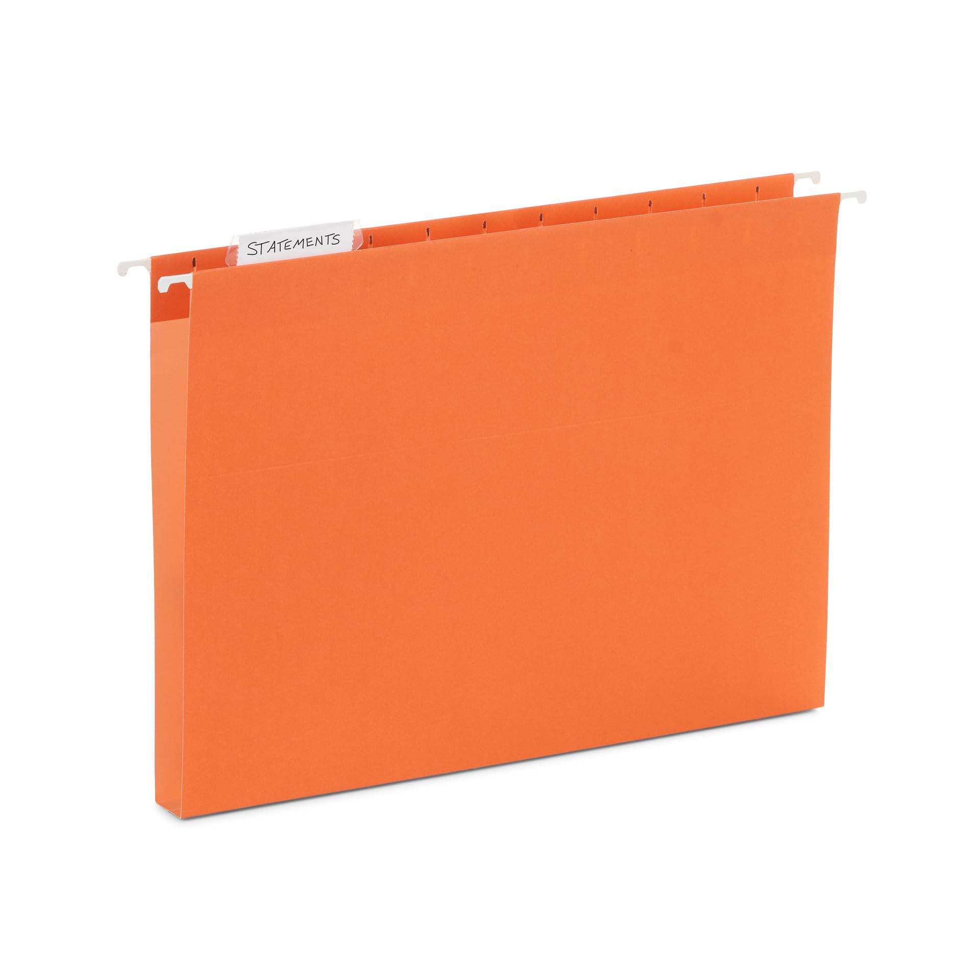 25 Blue Summit Supplies Hanging File Folders 1 inch Expansion, Assorted Colors Hanging File Folders Extra Capacity 1 inch, 11PT Paper, 1 inch Expandable File Folders, 25 Pack
