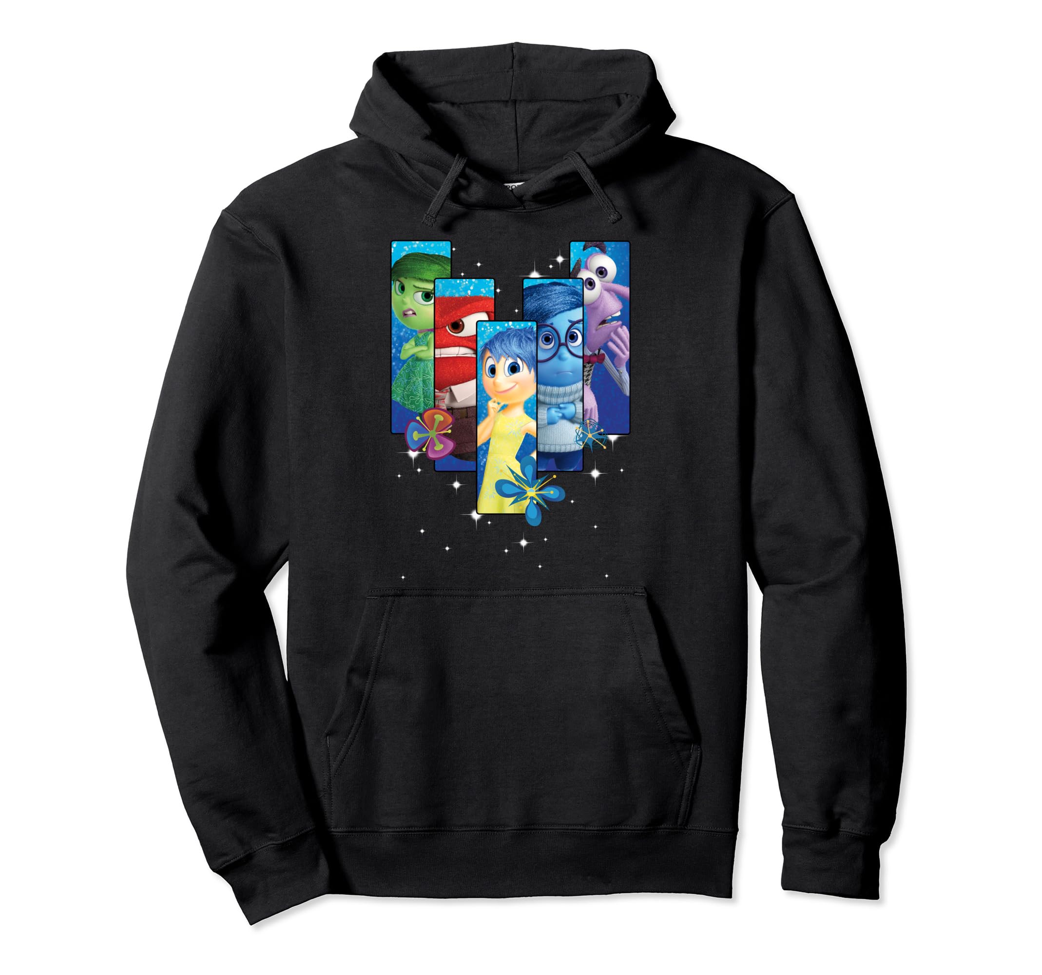Disney Pixar Inside Out Riley's Emotions Box Up Panels Pullover Hoodie
