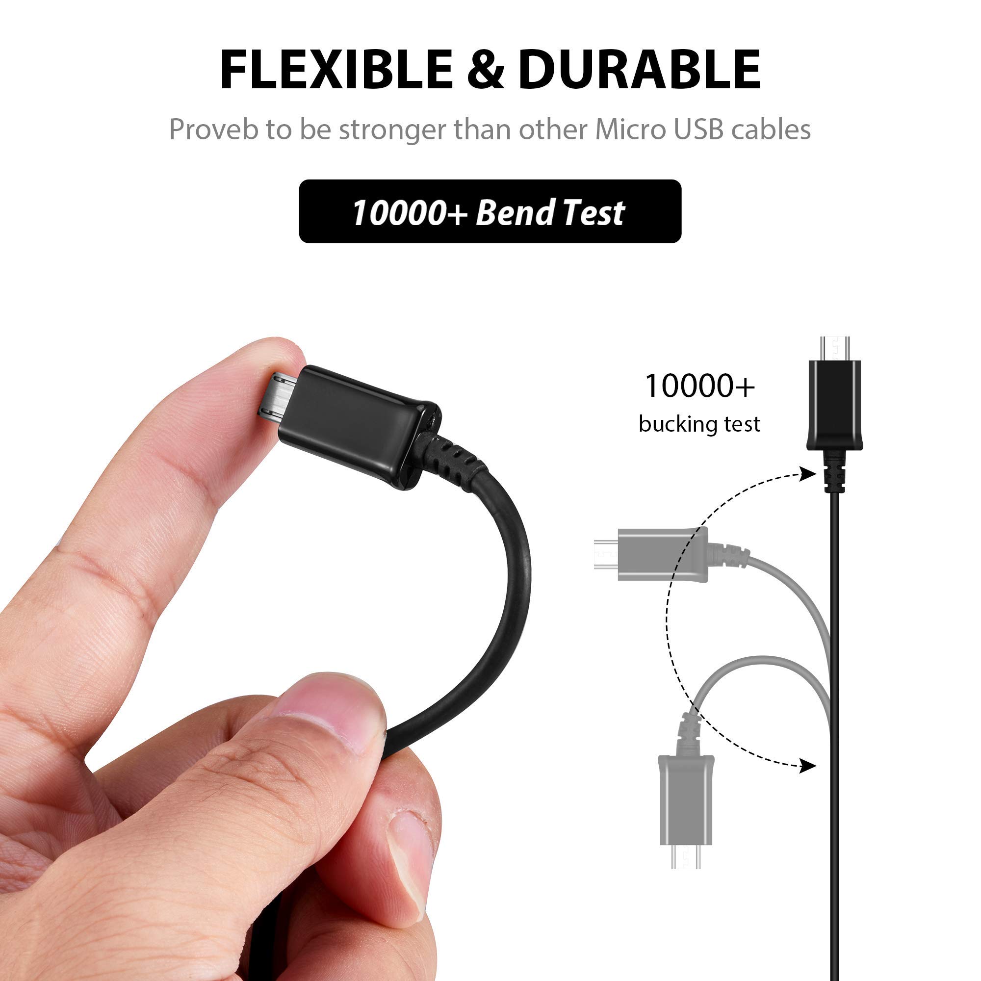 Fast Quick Charging MicroUSB Cable Works Compatible with Your Bose SoundSport is Allows Fast Charging Speeds! (5ft / 1.5M)