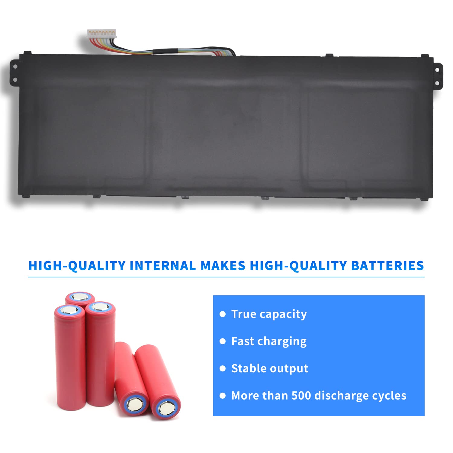 HXPKH AP18C8K Laptop Battery for Acer Aspire A317 3 SF314-54N 5 A514-52 A515 7 A715-42G Chromebook 314 C933 Swift 3 SF314-42 SF314-57 SF314-58 SF314-59 SP314-21N TravelMate P2 TMP215-52 Series