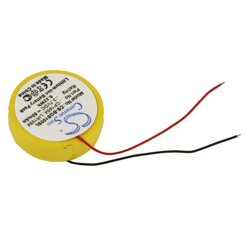 ASDQW 60mAh/3.7V Replacement Battery for Bose CP1654, LIR1654 soundsport, SoundSport Wireless