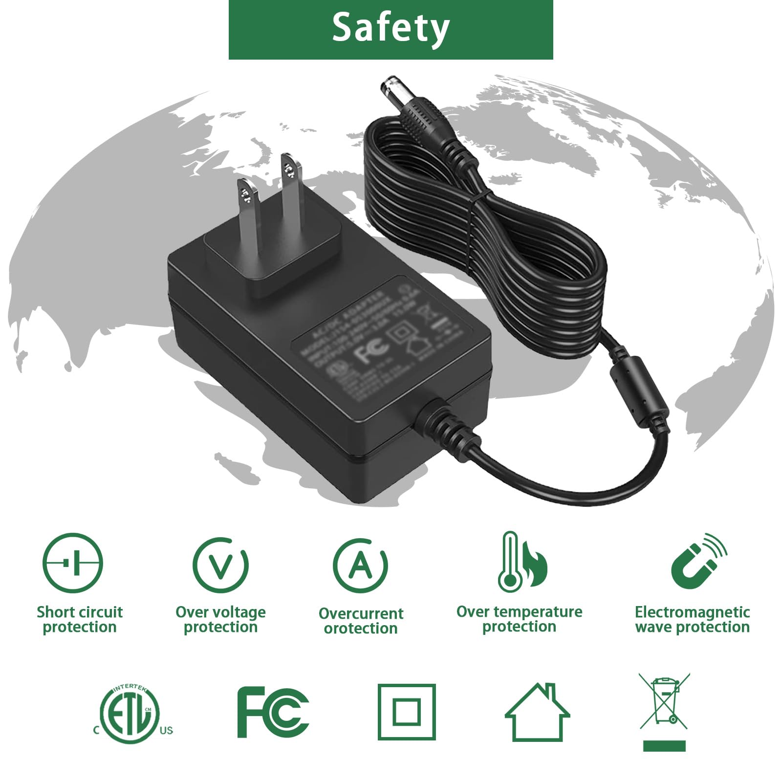 ANKS 5V Adapter Replacement, Baby Swing AC Adapter Power Cord for Graco Swing Dreamglider/Duoglider/Simple Sway Swing and Nova Baby Swing