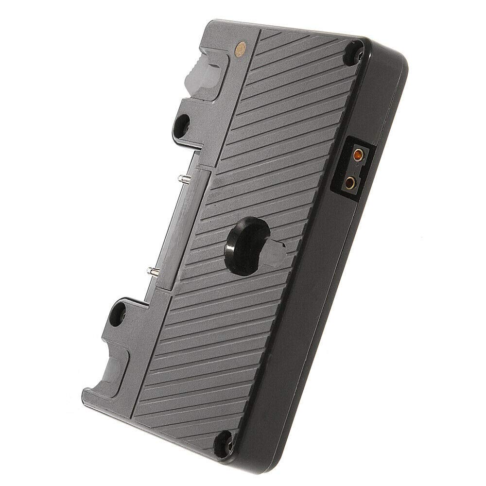 FocusFoto V-Mount Battery Power Plate Adapter with D-tap for Panasonic ANT0N Bauer Gold Mount Battery to V-Mount Battery