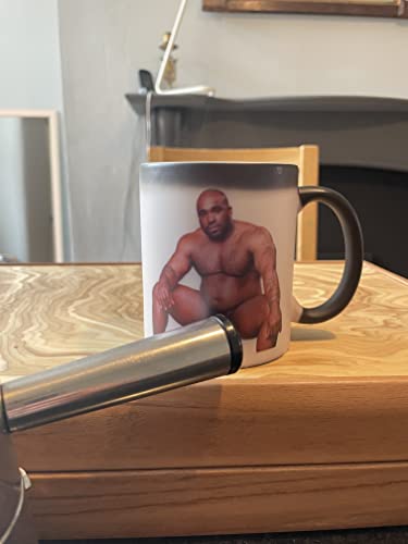 Barry Wood Sitting On Bed Meme Mug - Funny Rude Mug - Message Appears as it Heats - Perfect Novelty Gag Gift - Office Joke