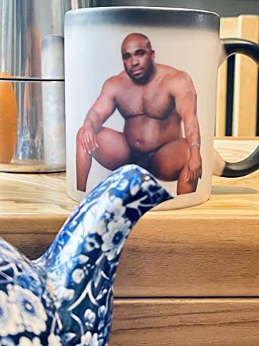 Barry Wood Sitting On Bed Meme Mug - Funny Rude Mug - Message Appears as it Heats - Perfect Novelty Gag Gift - Office Joke