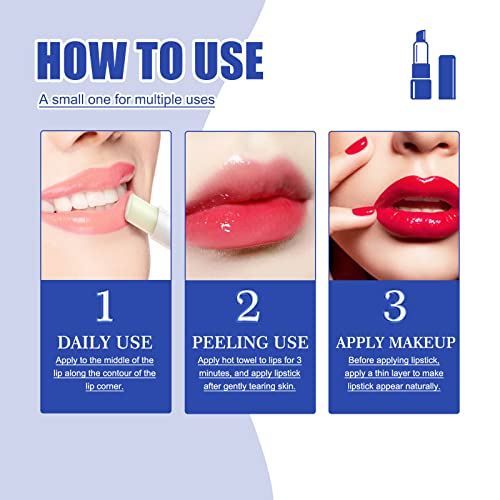 Lip Balm Clean Moisturizing Lip Balm for Chapped Cracked or Dry Lips Paraben and Silicone Free Nourishing Lip Balm Stick Antioxidant-rich Acai Extracts + Avocado Oil