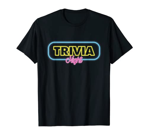 Trivia Night | Pub Game Quiz Show | Trivia Night T-Shirt