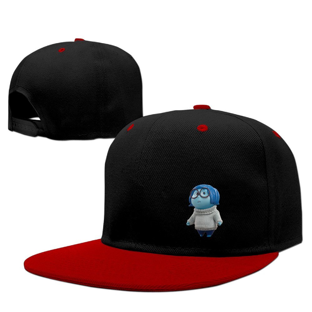 Custom Graphic Unisex Inside 2015 Out Sadness Character Trucker Caps Red