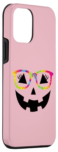 iPhone 12 mini Jack O Lantern Face Pumpkin Halloween Tie Dye Glasses Girls Case