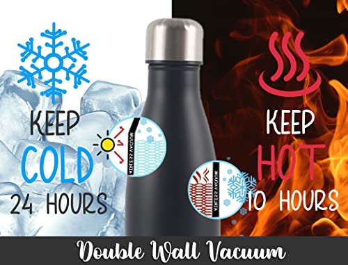 Onebttl Baseball Gifts for Boys, Eat Sleep Baseball Repeat, Stainless Steel 17Oz Water Bottle, Black