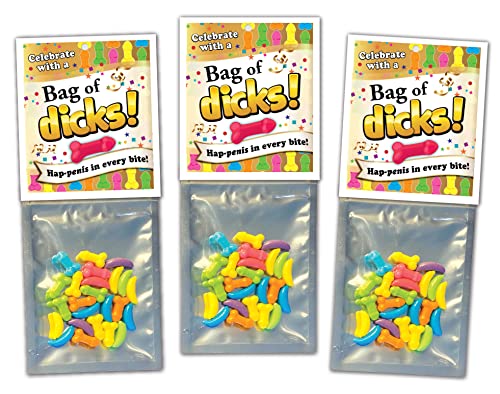 3 Pack - Adult Gag Candy - Weener Bananas Funny Party Favor