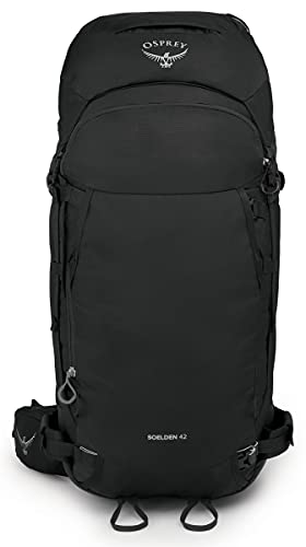 Osprey Soelden 42L Men's Ski and Snowboard Backpack, Black
