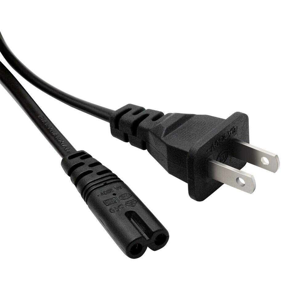 NTQinParts Replacement 5FT 2Prong AC Power Cord Cable for Bose Smart Soundbar 900 Speaker System 863350-1100