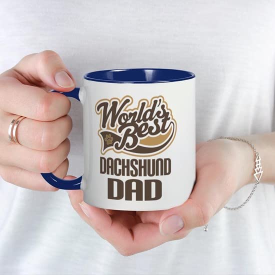 CafePress Dachshund Dad Mug Ceramic Coffee Mug, Tea Cup 11 oz