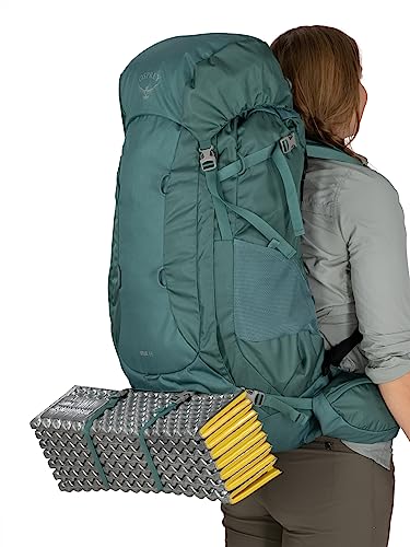 Osprey Viva 65L Women's Backpacking Backpack, Tunnel Vision Grey
