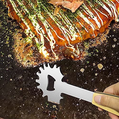 2 Pack BBQ Grill Scraper Gifts for Men, Stocking Stuffers for Men, Gifts for Women Dad Mom Husband, Bristle Free Safe BBQ Scraper Fits Any Grilling Grate or Smoker Cleaning Tool and Kitchen Gadgets