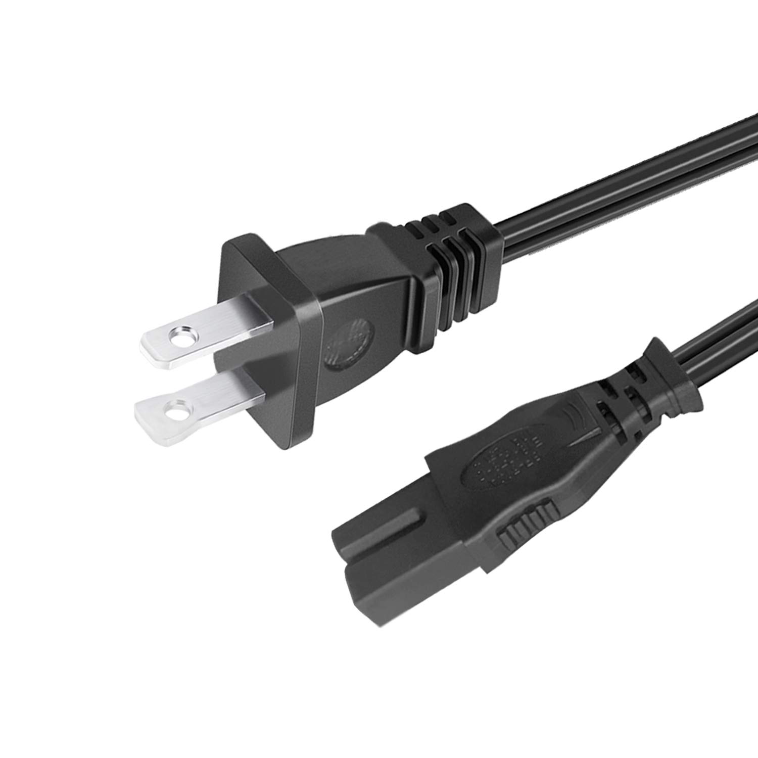 Figure D 8.2ft 2 Prong Power Cord for Bose 321 Cinemate I II III 1 2 3 GS GSX,CineMate 15 Home Theater Speaker System AC Power Cord Cable Replacement