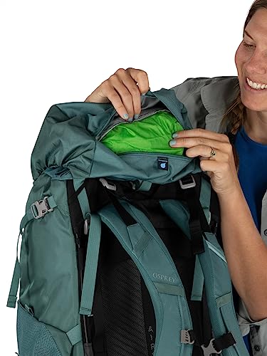Osprey Viva 65L Women's Backpacking Backpack, Tunnel Vision Grey