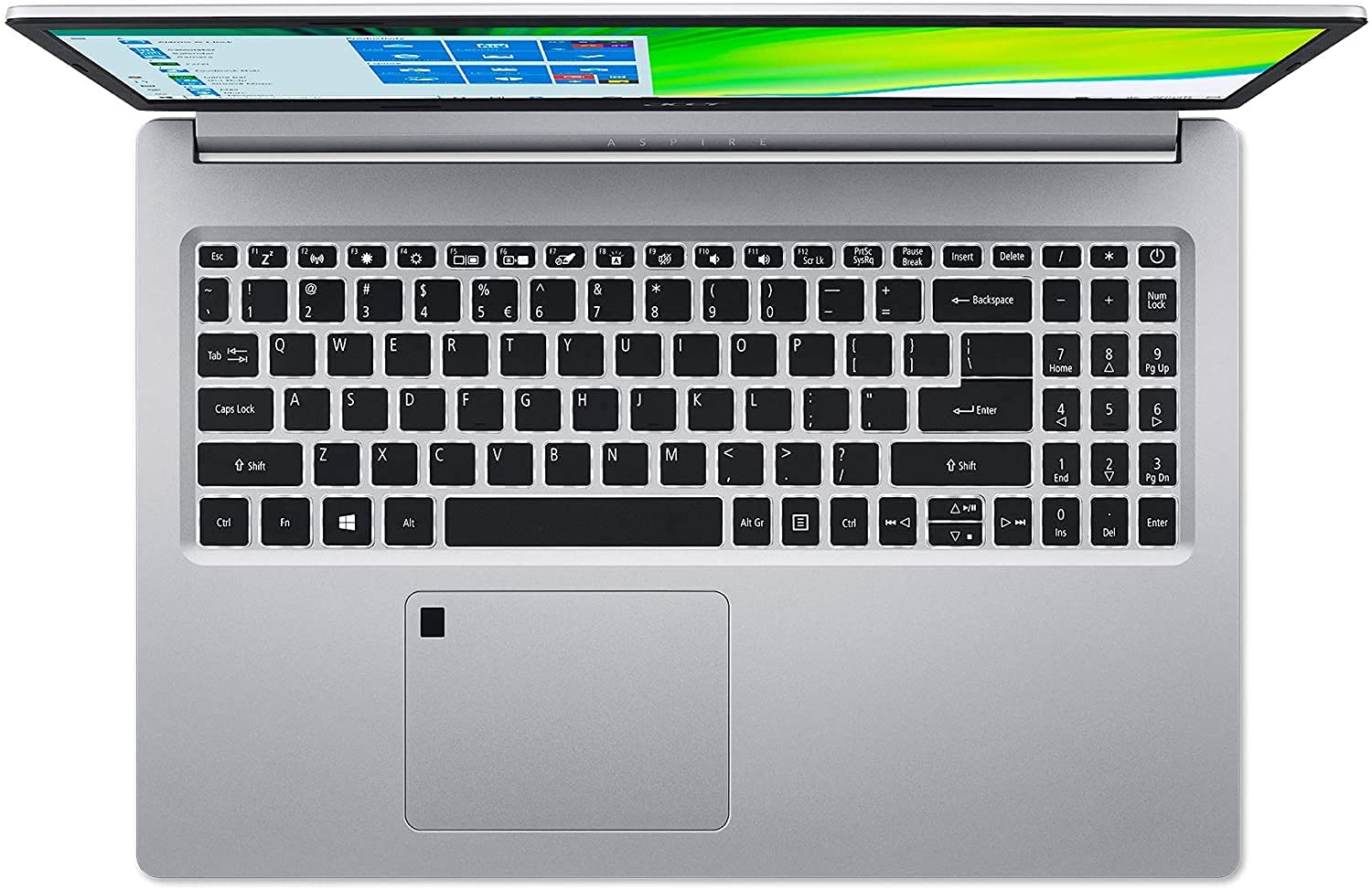Acer Aspire 5 15.6'' FHD IPS Laptop, AMD Ryzen 3 3350U, 12GB DDR4 RAM, 512GB SSD, Intel WiFi 6, Backlit KB, Fingerprint Reader, Alexa, Win11 (Renewed)