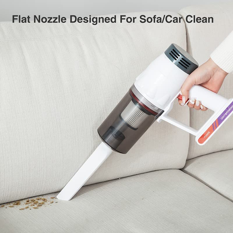 KEROMEE Cordless Vacuum Cleaner, Handheld 3-in-1 Stick Lightweight Vacuum Broom for Pet Hair Hardwood Floor Cat Litter Mattress Cleaning