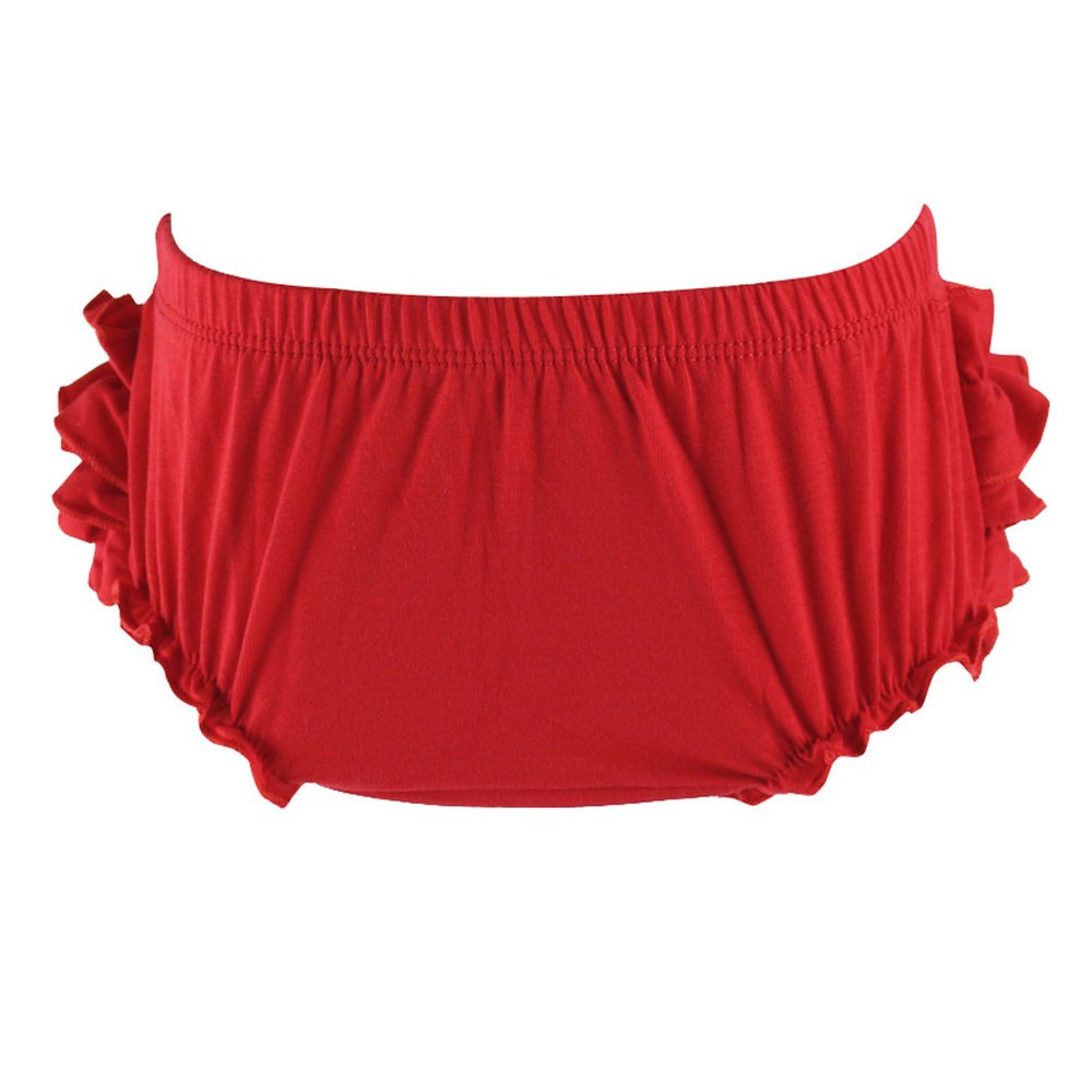 Wennikids Baby Girl's Cotton Shorts and Diaper Cover Bloomers X-Large Black