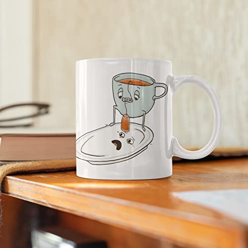 Tea Baggin Coffee Mug - Hilarious Coffee Mug Gift - Funny Birthday or Christmas Gift - Sarcastic Gag Presents - 11oz Coffee Mug Tea Cup White