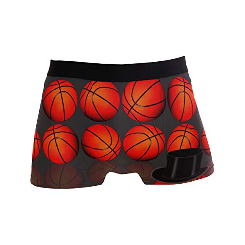Funny Basketball Boxer Briefs for Men, Men's Comfortable Underwear