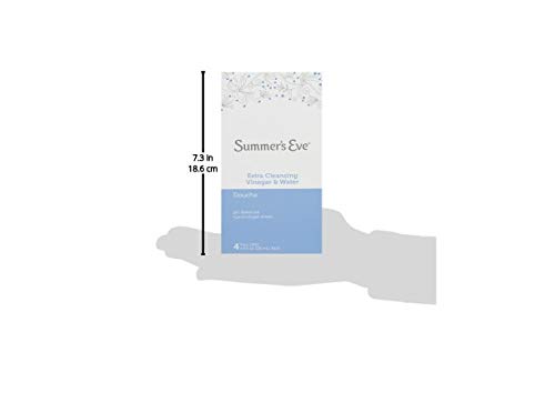 Summer's Eve Douche, Extra Cleansing Vinegar & Water, Vaginal Douche for Women, 4 Units, 4.5 Oz Each, 6 Pack