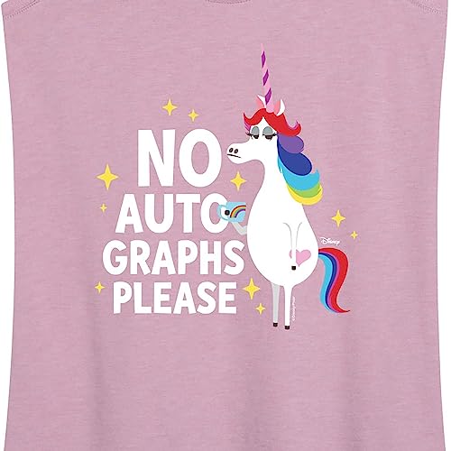 Disney Inside Out - No Autograph Please - Women's Racerback Tank Top - Size Medium
