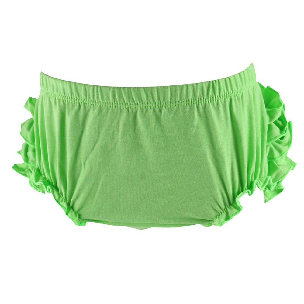 Wennikids Baby Girl's Cotton Shorts and Diaper Cover Bloomers X-Large Black
