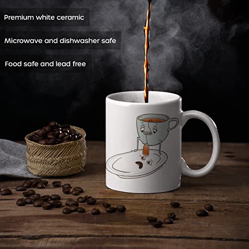 Tea Baggin Coffee Mug - Hilarious Coffee Mug Gift - Funny Birthday or Christmas Gift - Sarcastic Gag Presents - 11oz Coffee Mug Tea Cup White