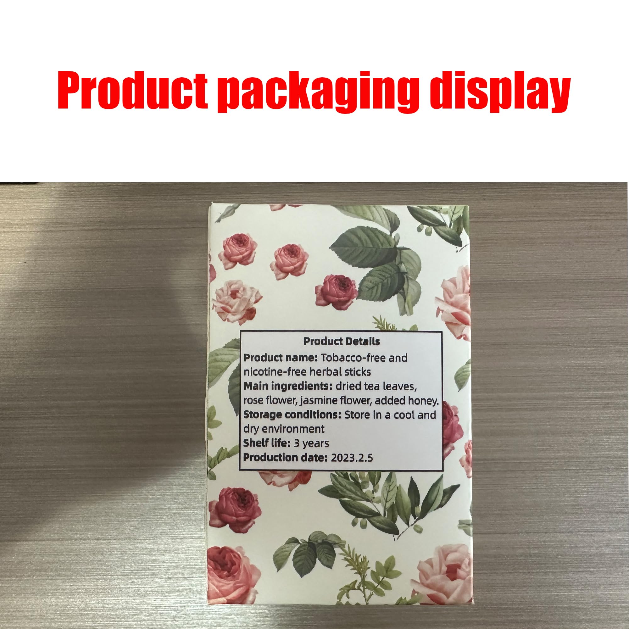 Herbal Cigarettes-Tobacco Free, Nicotine Free, 4 Packs - 80 Smokes,Smoking Cessation Aids
