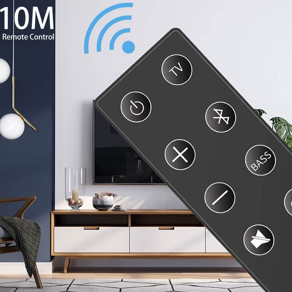 Cuifati Universal Soundbar Remote Control for 5, 10, 15, 10 Series II, 15 Series II & TV Speakers 418775 410376 431974 845194