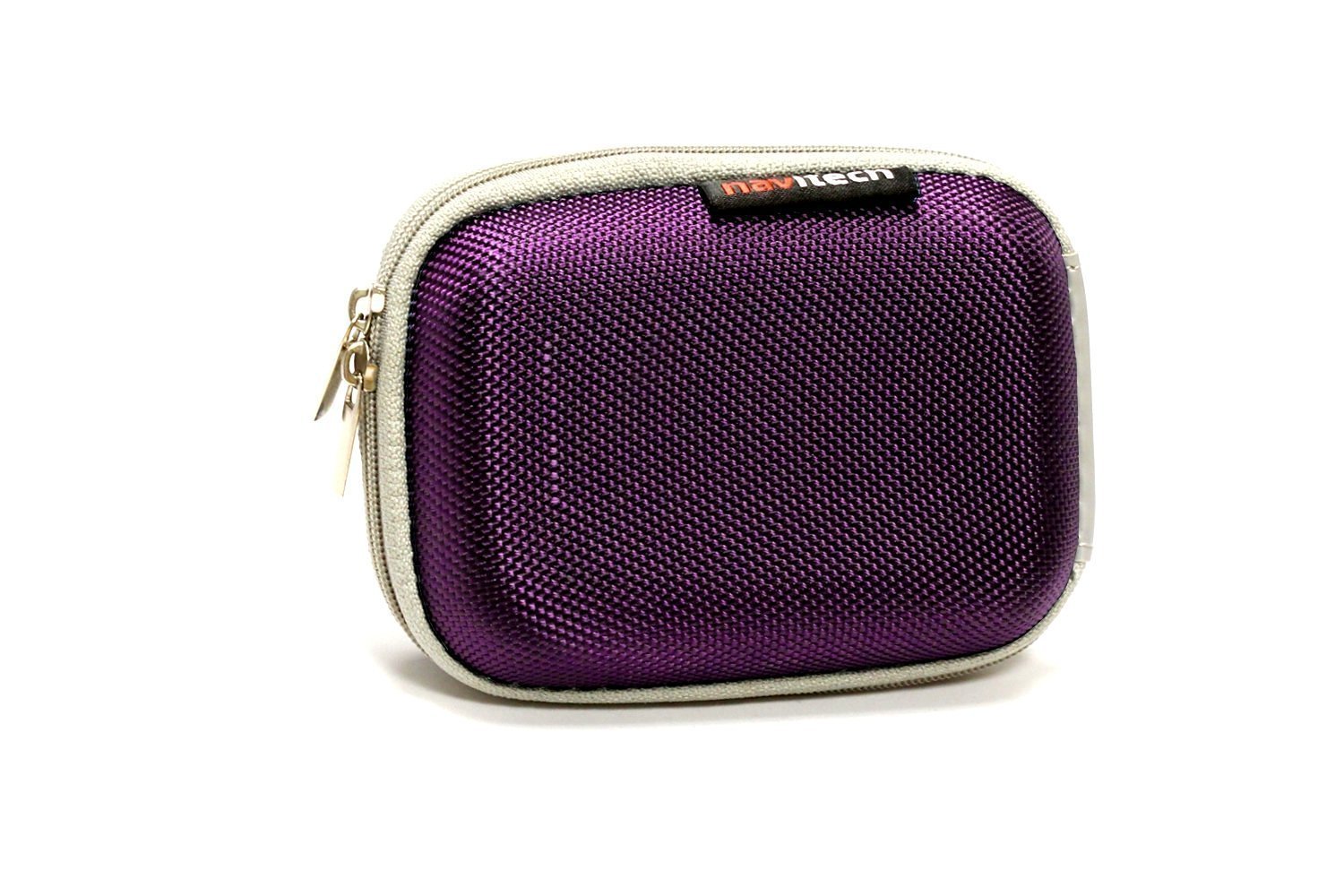 Navitech Purple Water Resistant Hard Wireless Earphone Case Cover Compatible With Bose SoundSport Pulse Wireless Headphones