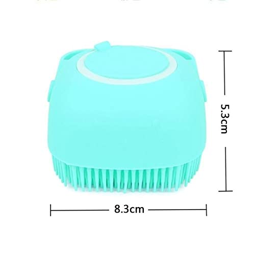 INGVY Dry Brushing Body Brush Exfoliating Body Scrub Bath Brush Bath Brush Silicone Massage Brush Creative Refillable Liquid Shower Bath Ball Brush