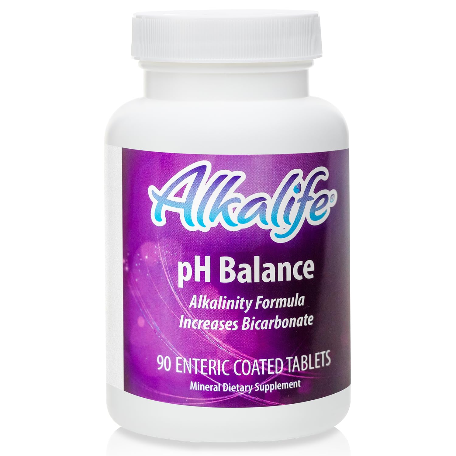 Alkalife pH Balance Pills | The First Patented Alkaline Sodium & Potassium Bicarbonate Supplement | Neutralize Acid, Balance pH, Immune Support, Peak Performance, Detox – 90 Tablets