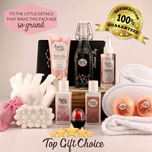 Luxury Spa Gift Basket for Women, Men Couples & Teens! Pampering Spa Bath Gift Set with Journal, Slippers, Socks etc for a Lavish Home Spa Experience!