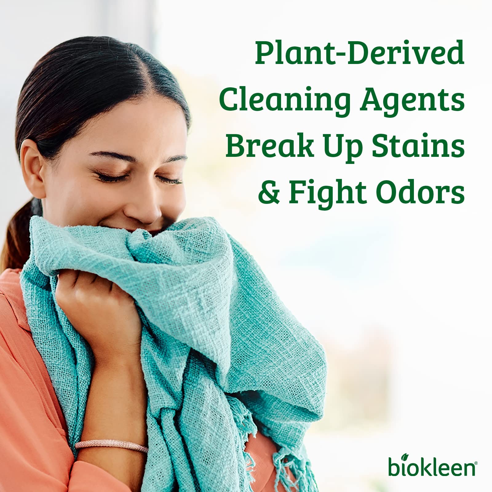 Biokleen Natural Sport 3X Concentrated Laundry Detergent, Fight Odors, Sweat & Stain Remover, Lavender Eucalyptus Scent, 300 Loads