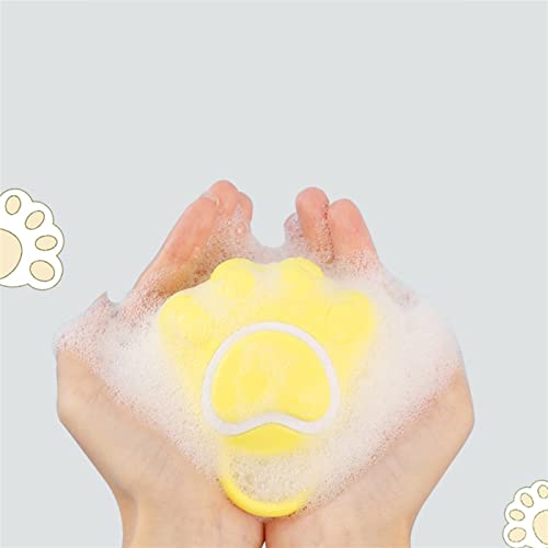 INGVY Dry Brushing Body Brush Shower Brush Fast Foaming Silicone Scrubbing Artifact Full Body Massage Brush Bathroom (Color : Pink)