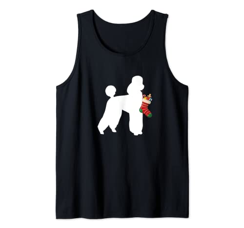 Poodle Christmas Stocking Stuffer Dog Tank Top