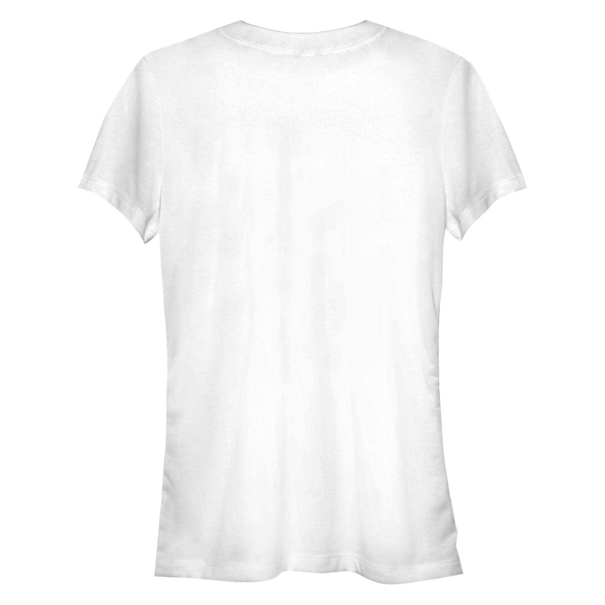 Junior's Inside Out Sadness Rainbow T-Shirt - White - Medium