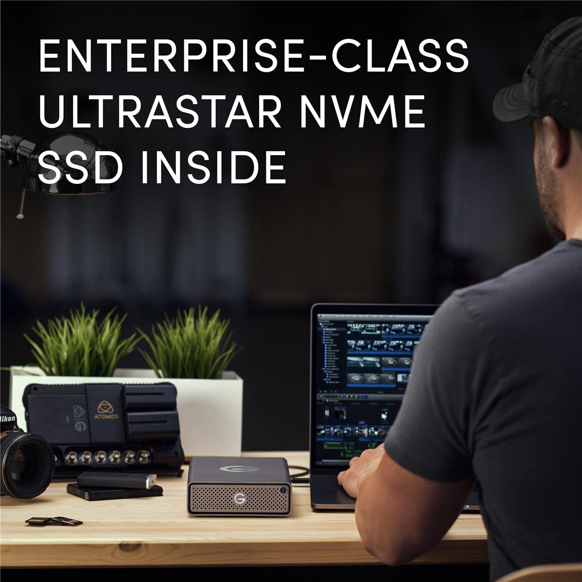 SanDisk Professional 20TB G-DRIVE PRO - Enterprise-Class Desktop Hard Drive, Thunderbolt 3, USB-C, 7200RPM Ultrastar Drive Inside - SDPH51J-020T-NBAAD