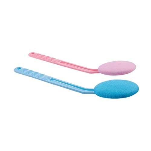 INGVY Dry Brushing Body Brush Back Rubs Massager Bath Brush Easy Lotion Applicator,Extra Long Handle