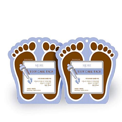 Pack of 2, Korean Beauty Cosmetics Premium Foot Care Pack Moisturizing Socks for Moisturizing and Nutrients