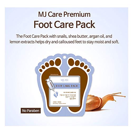 Pack of 2, Korean Beauty Cosmetics Premium Foot Care Pack Moisturizing Socks for Moisturizing and Nutrients