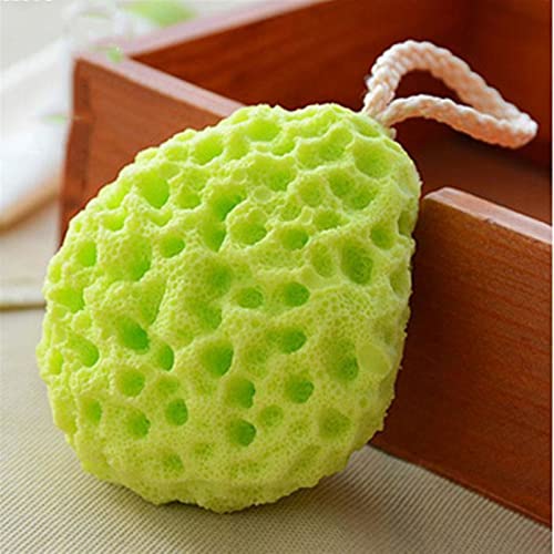INGVY Dry Brushing Body Brush Bath Brushes Shower Exfoliating Bath Sponge Massage Body Cleaning Scrubber Best Bath Care (Color : Green)