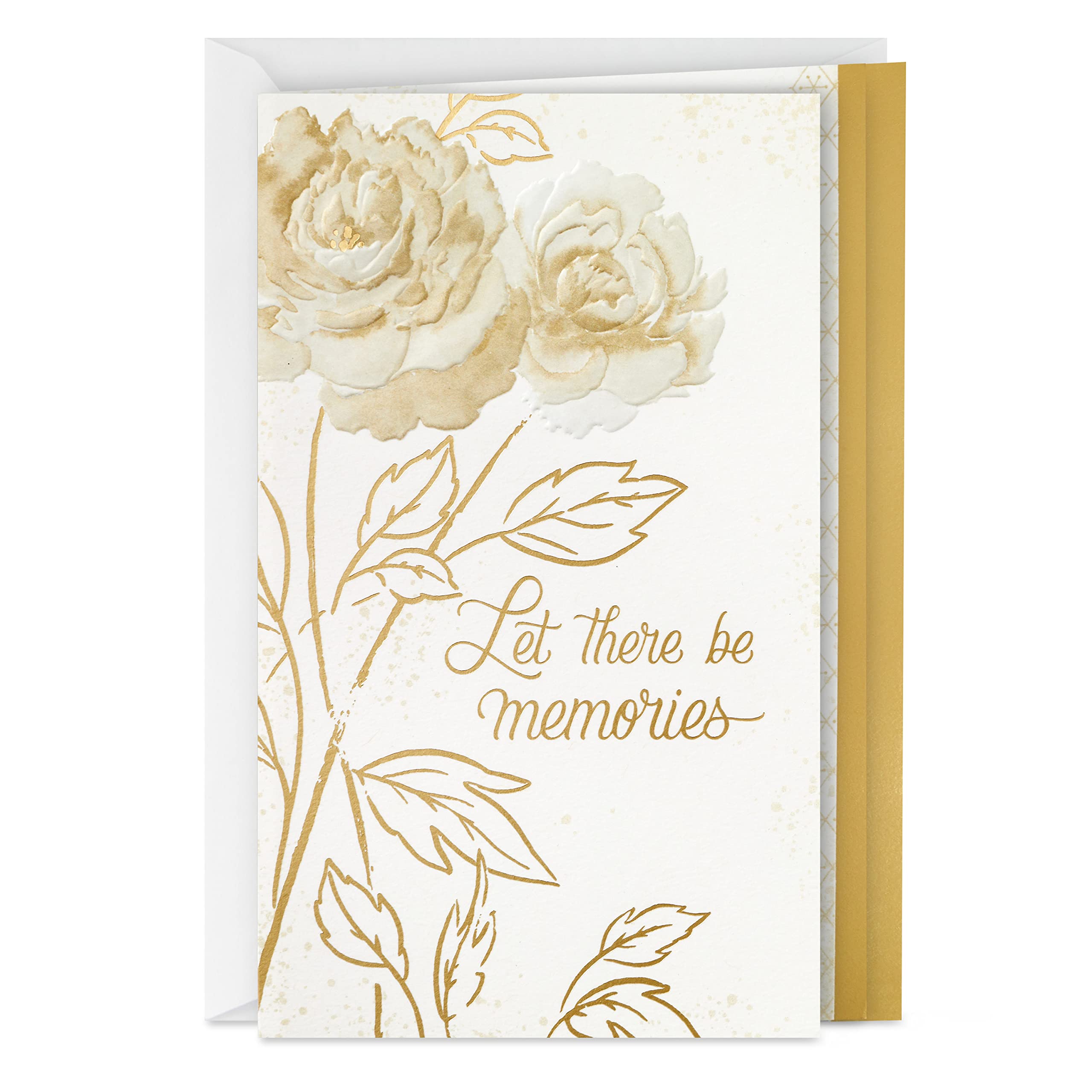 Hallmark Sympathy Card (Let There Be Memories) (5RZB2134) & Signature Sympathy Card (Butterflies)