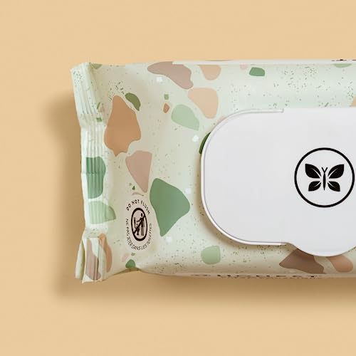The Honest Company Clean Conscious Multi-Use Wipes | Hypoallergenic + Unscented for Sensitive Skin | Over 99% Water, Compostable, Plant Based, Baby Wipes | Geo Mood, 60 Count